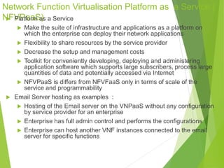 Network Function Virtualization : Overview | PPTX