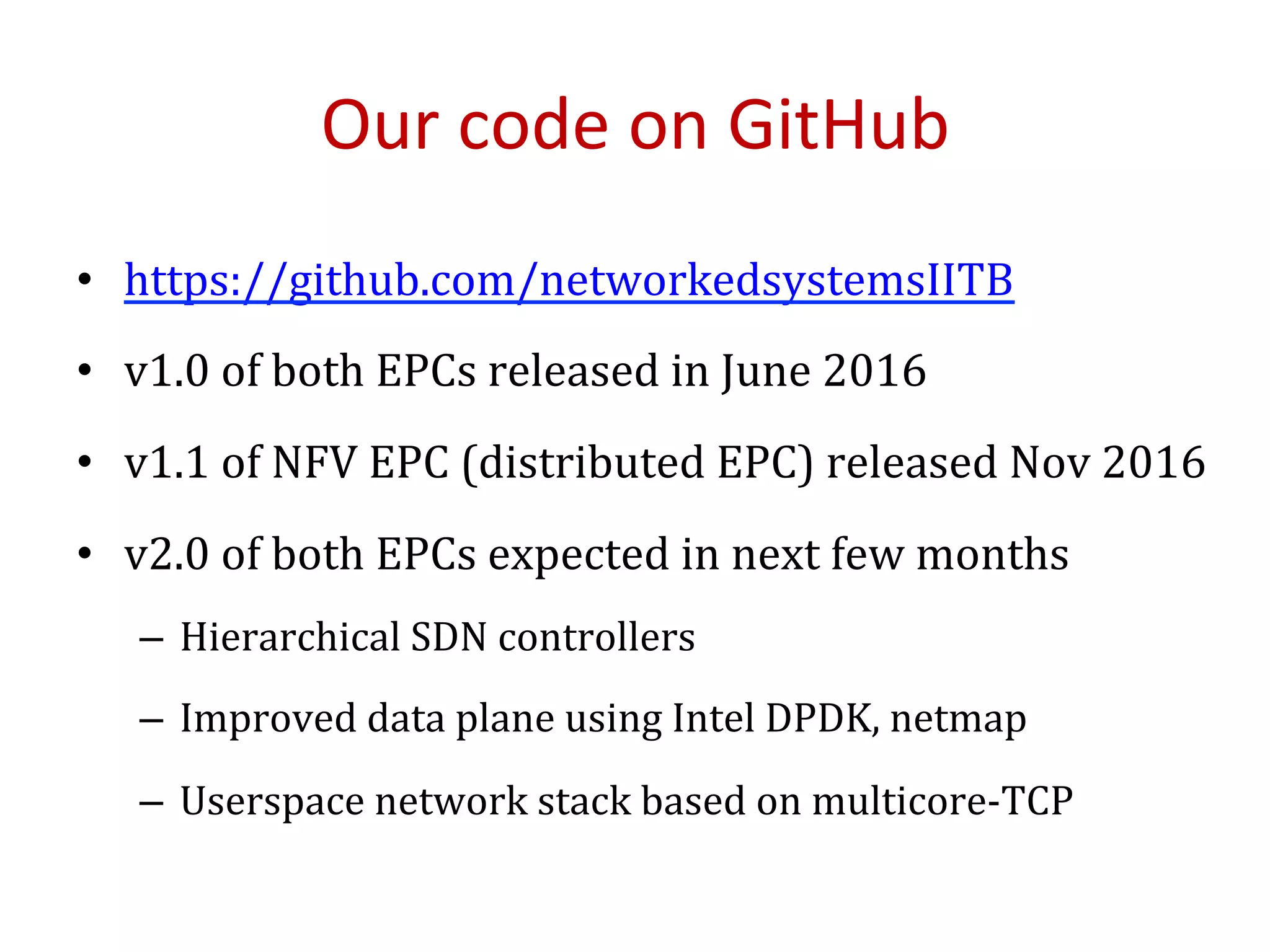 Redesigning the LTE Packet Core | PDF