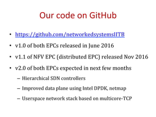 Redesigning the LTE Packet Core | PPT