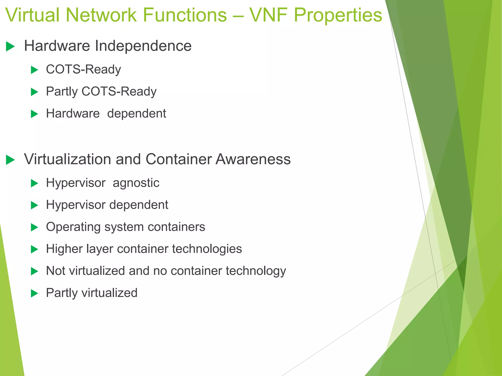 NFV : Virtual Network Function Architecture | PPTX