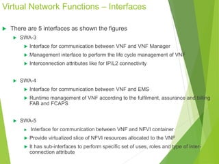 NFV : Virtual Network Function Architecture | PPTX