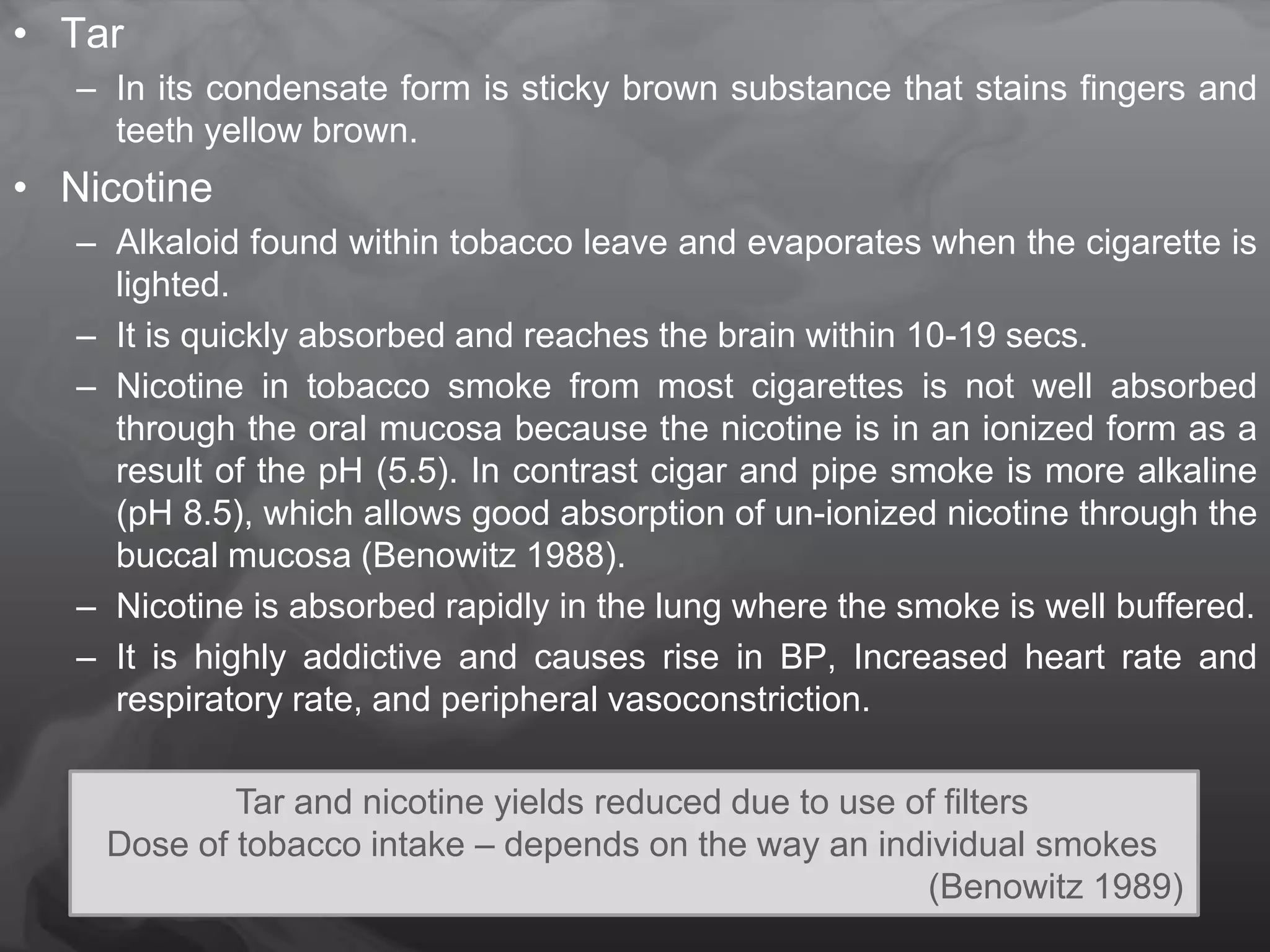 Smoking and periodontal disease | PPTX