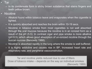 Smoking and periodontal disease | PPTX
