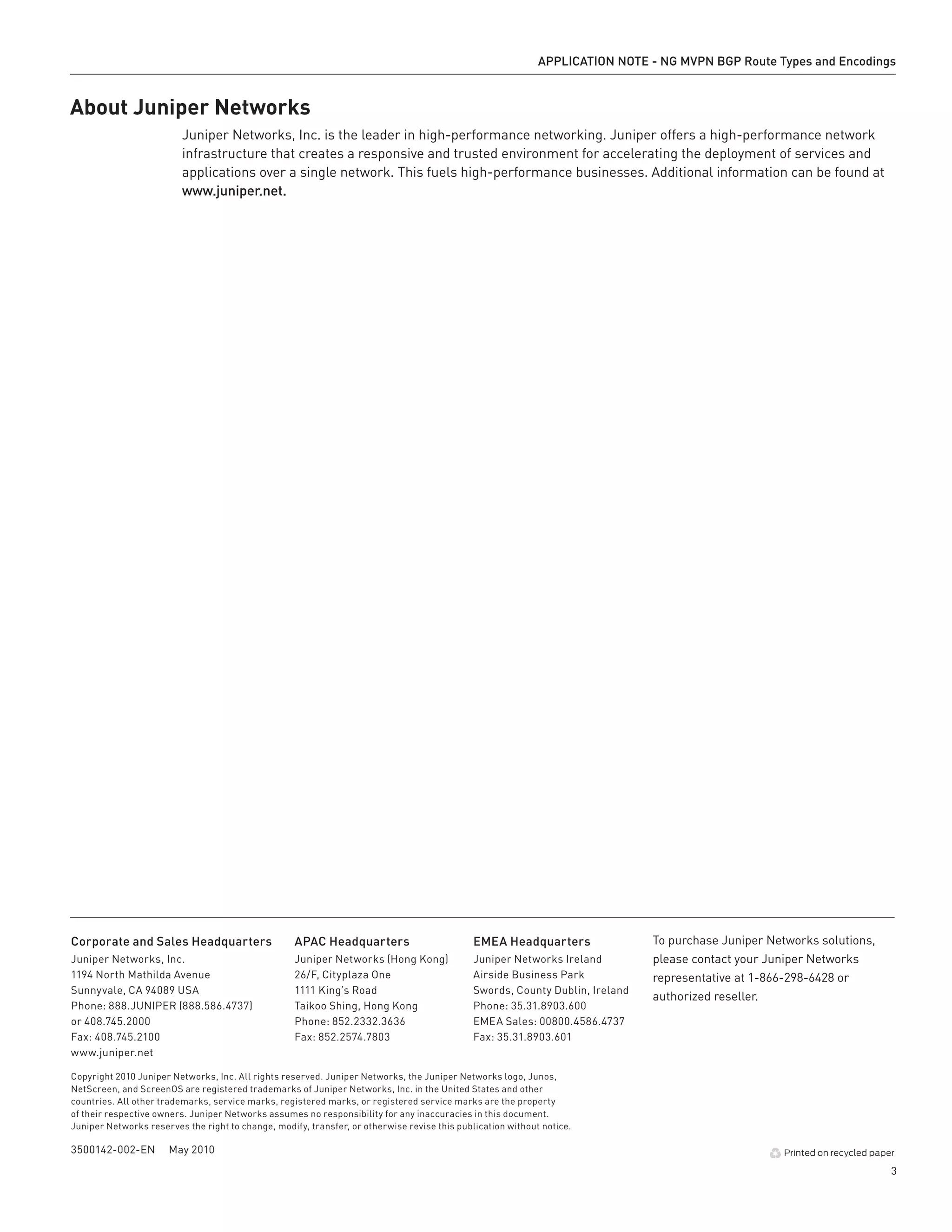 Ng Mvpn Bgp Route Types And Encodings Pdf Computer Networking Computing