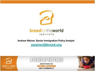 Immigration as Hunger and Poverty | PPT