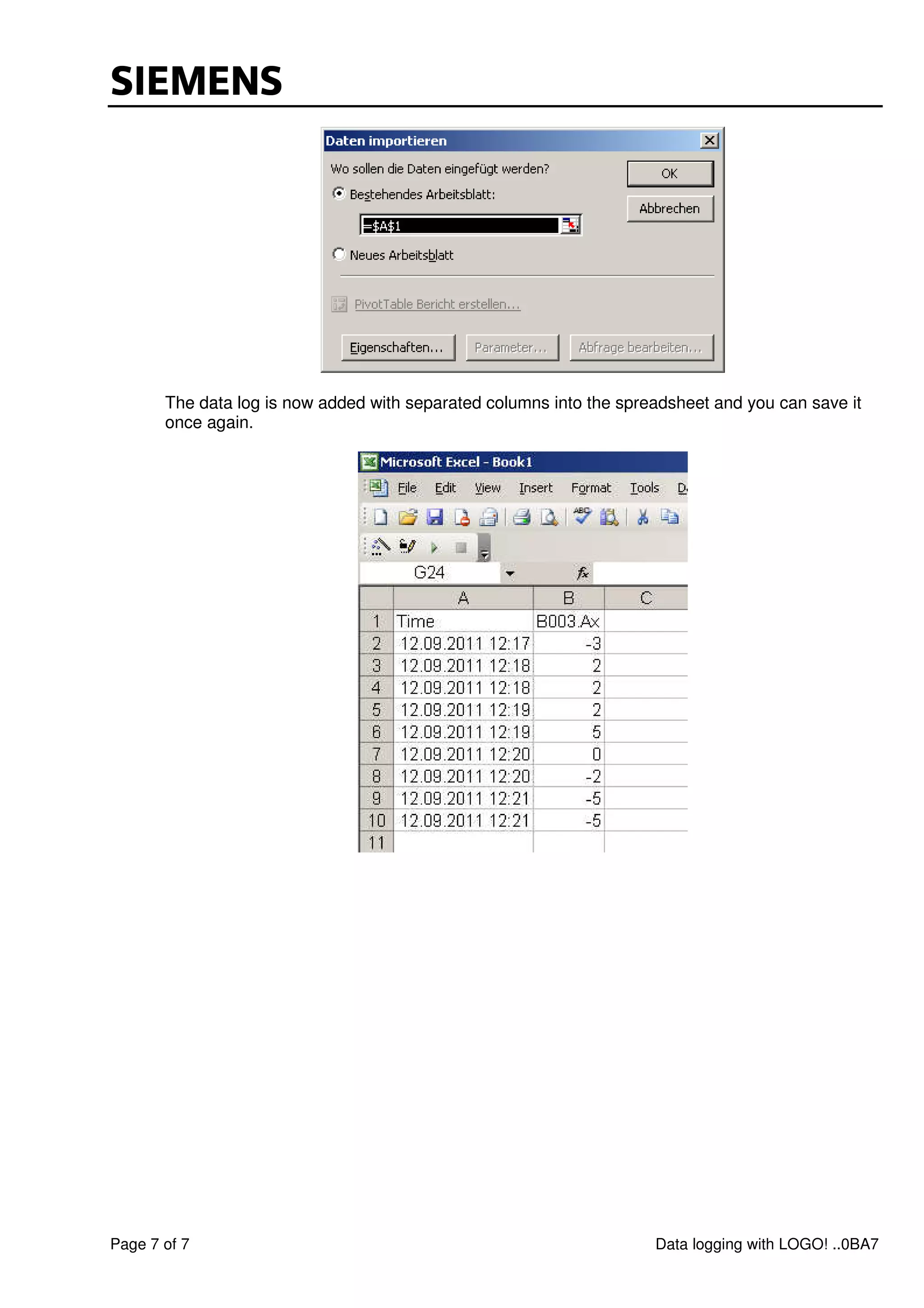 01 data logging com logo! 0 ba7 | PDF