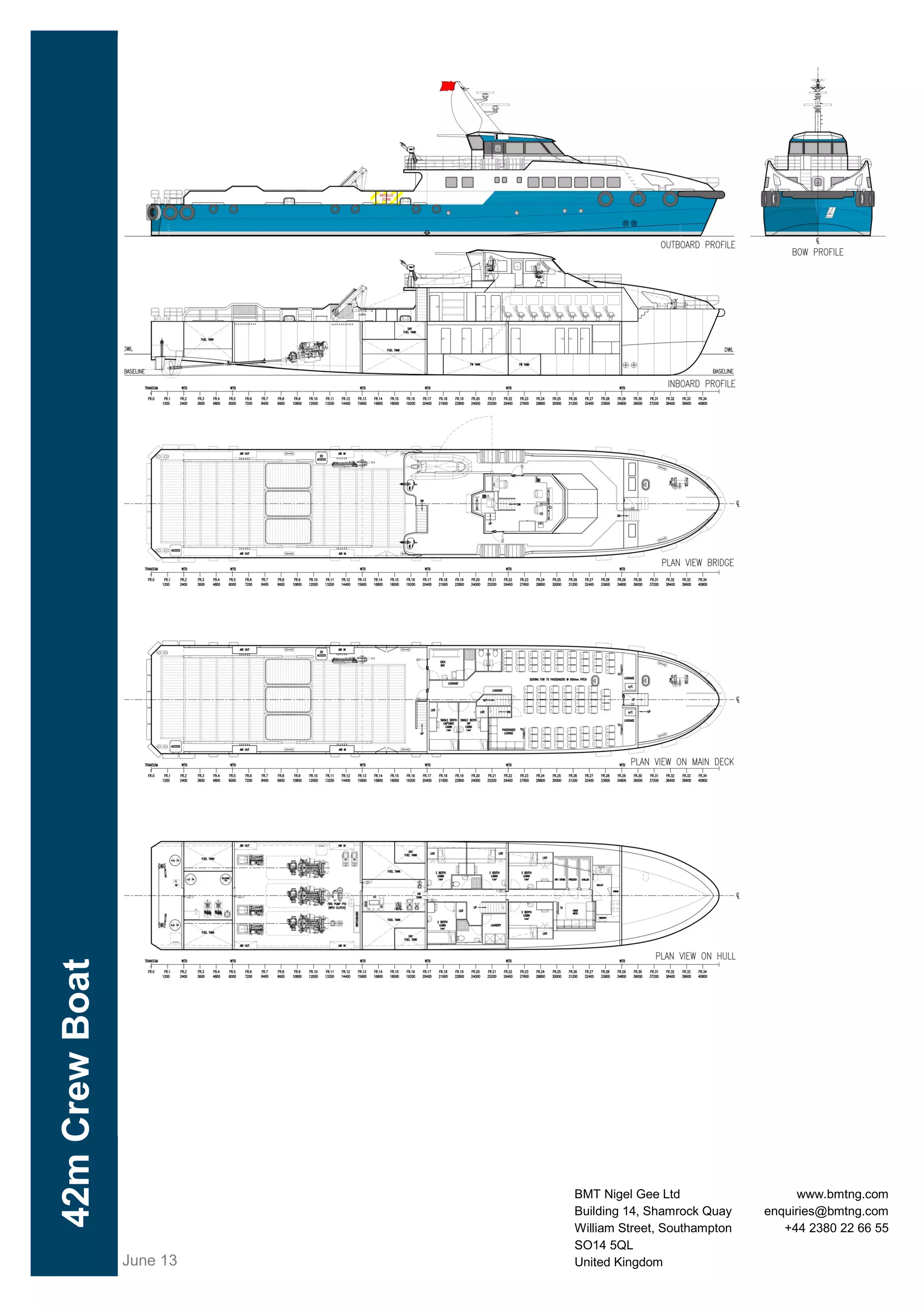 Ng 964 42m crew boat | PDF