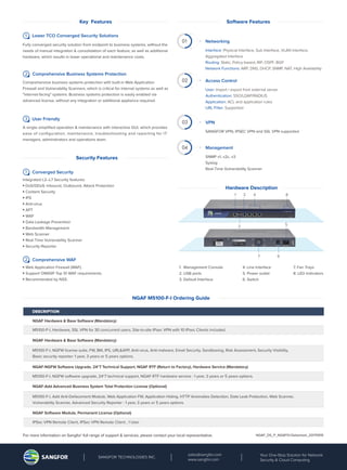 SANGFOR NGAF FIREWALL SG TECHNICAL PVT LTD 03002019693 | PDF | Internet | Computing