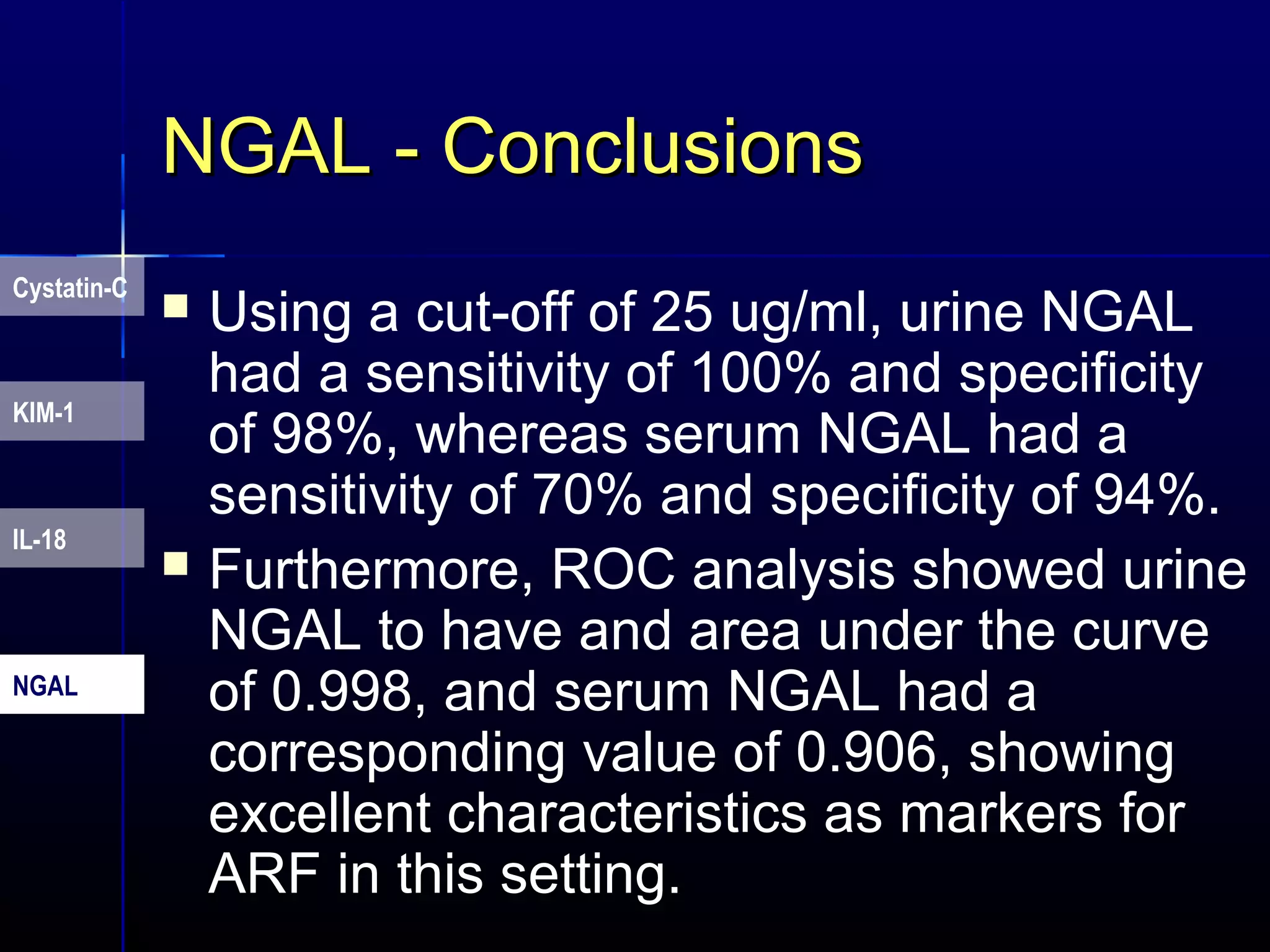 NGAL - Acute kidney injury biomarker | PPT