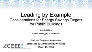 Energy Efficiency Target Setting for Public Buildings | PPT