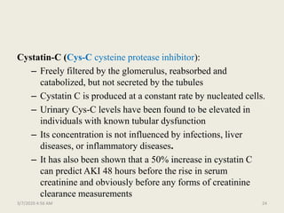 Ngal ,cystatin c versus creatinine clearence as | PPT