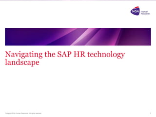 Navigating the SAP HR Technology Landscape | PPTX