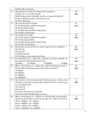 Ngan hang cau_hoi_ktd1 | PDF