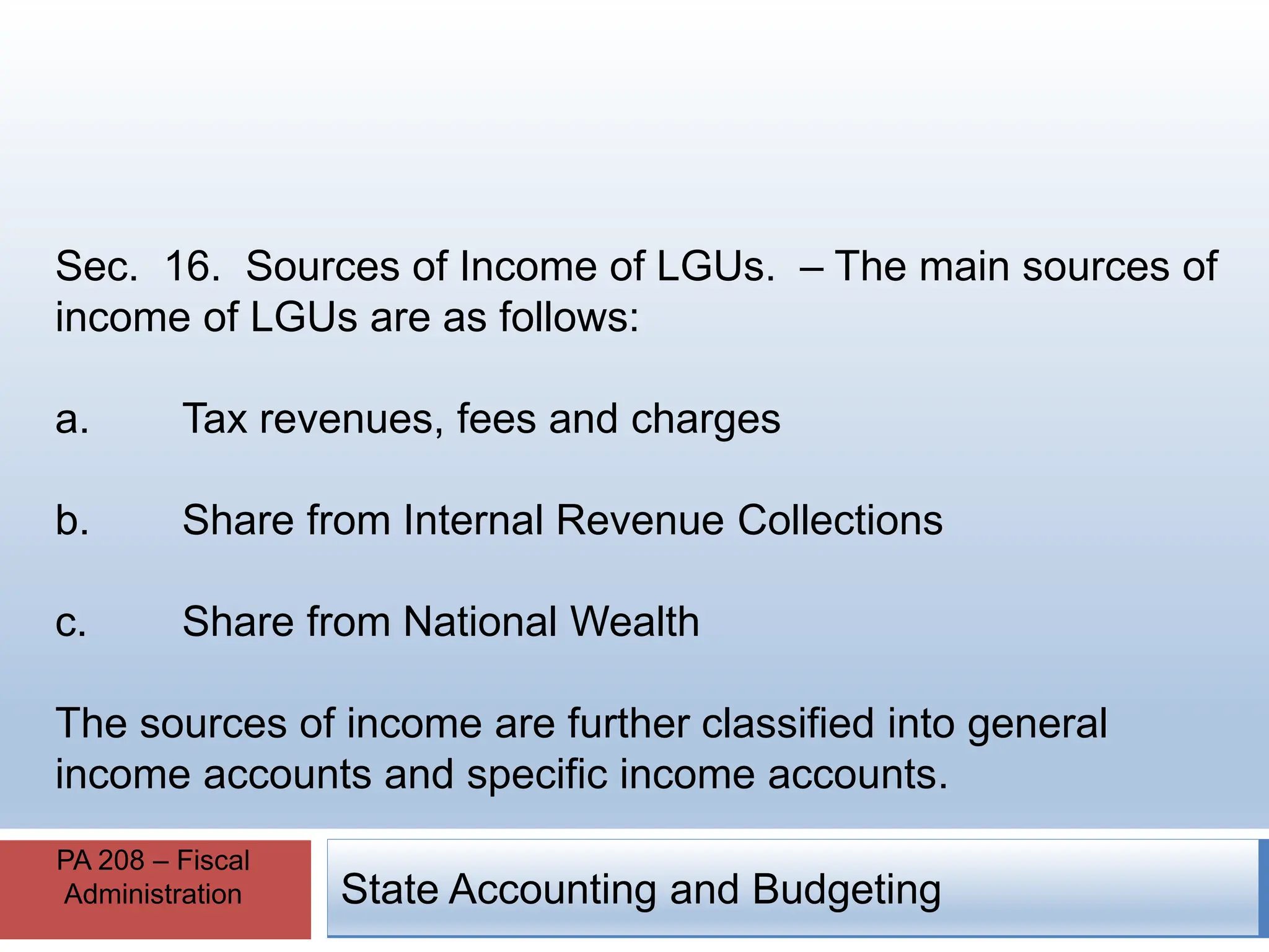 NGAS for Local Government Units Philspptx | PPTX