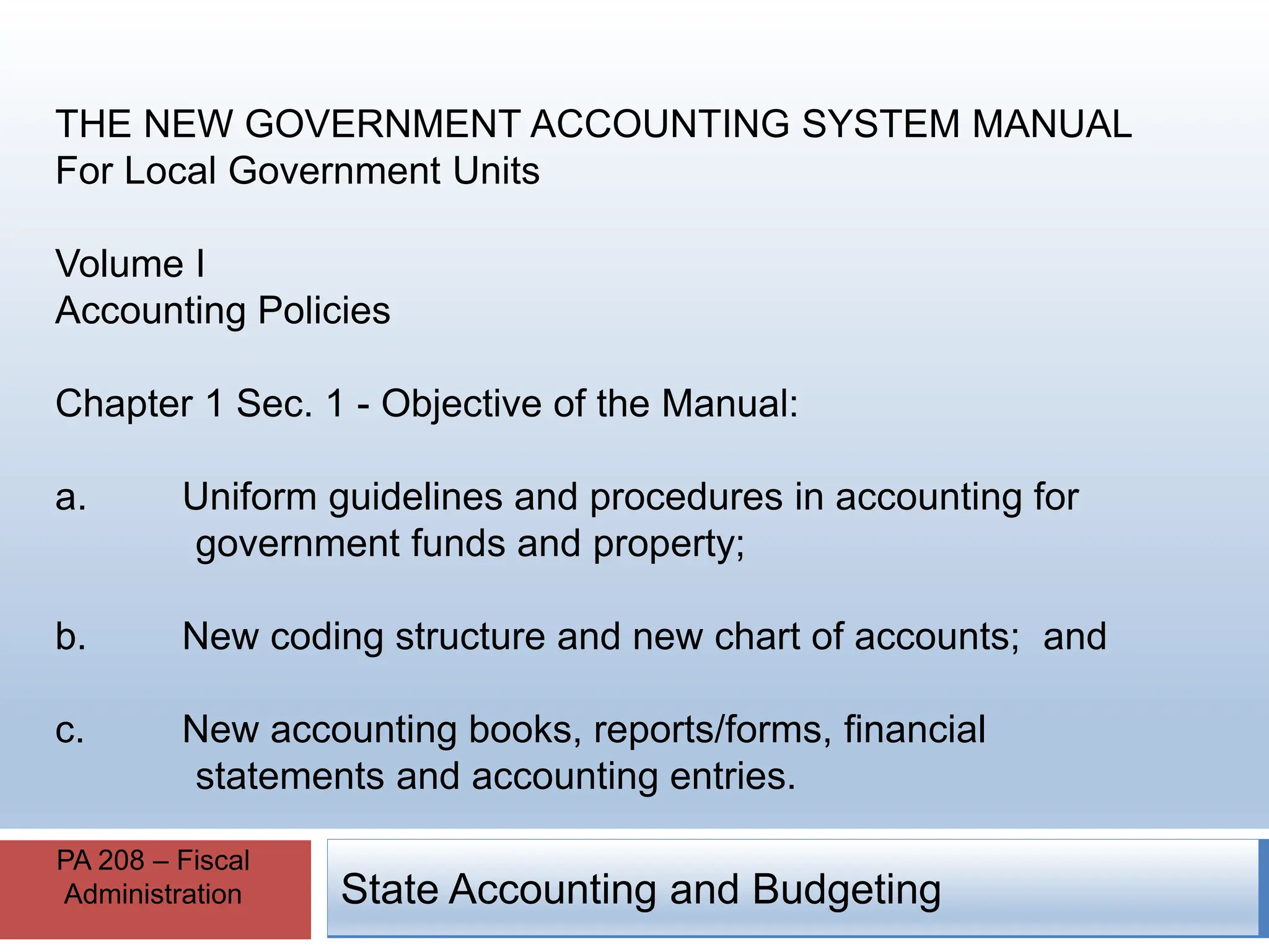 NGAS for Local Government Units Philspptx | PPTX