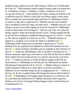 Ngawn bible gospel of john | PDF