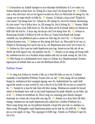 Ngawn bible gospel of john | PDF