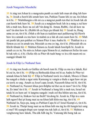Ngawn bible gospel of john | PDF