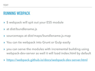 AngularJS Toronto: Ng babel+webpack | PPT
