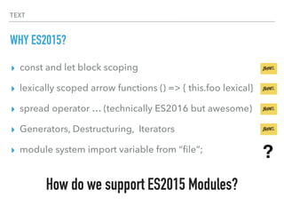 AngularJS Toronto: Ng babel+webpack | PPT