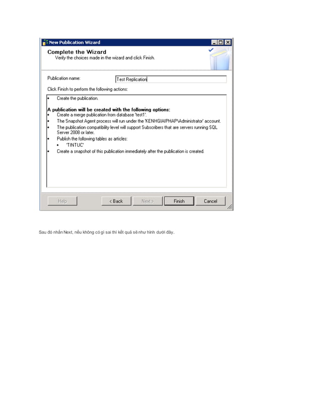 đồng Bộ Hóa Dữ Liệu Trên 2 Database Server Dùng Sql Server 2008 Pdf