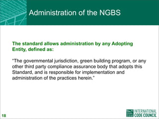 Greg Johnson on National Green Building Standard | PDF