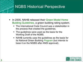 Greg Johnson on National Green Building Standard | PDF