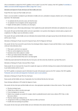 Ngc sepsis | PDF