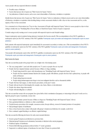 Ngc sepsis | PDF