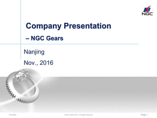 Ngc company introduction | PDF
