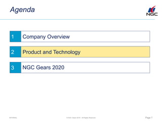 Ngc company introduction | PDF | Business | Business and Finance