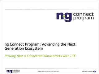 ng Connect Program Overview | PPT | Computing | Technology & Computing