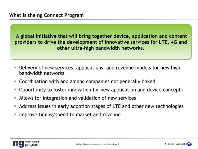 ng Connect Program Overview | PPT | Computing | Technology & Computing