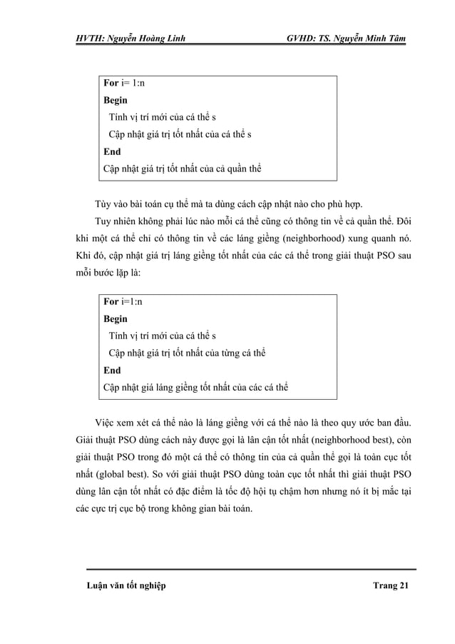 Ứng dụng giải thuật PSO để xác định thông số tối ưu cho bộ PSS | PDF