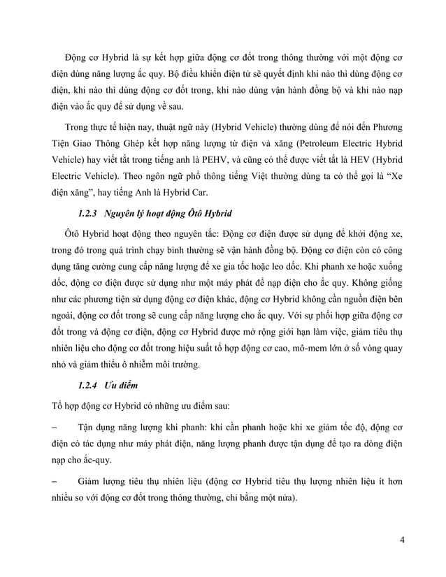ỨNG DỤNG MATLAB SIMULINK TRONG MÔ PHỎNGĐIỀU KHIỂN XE HYBRID.doc