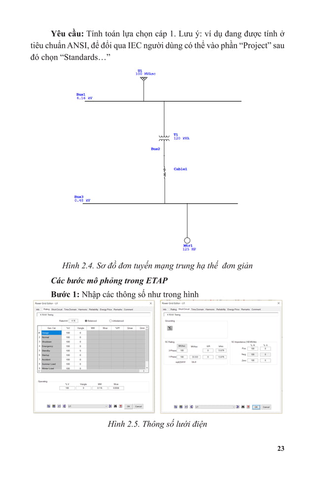 Ứng dụng phần mềm ETAP trong công nghệ lưới điện thông minh.pdf