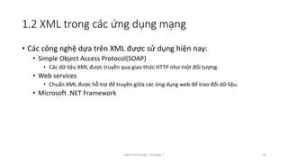 ứNg dụng xml | PPT