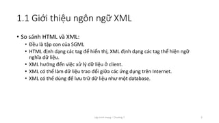 ứNg dụng xml | PPT