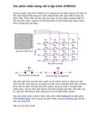 ứNg dụng ic lập trình at89 c51 | DOCX
