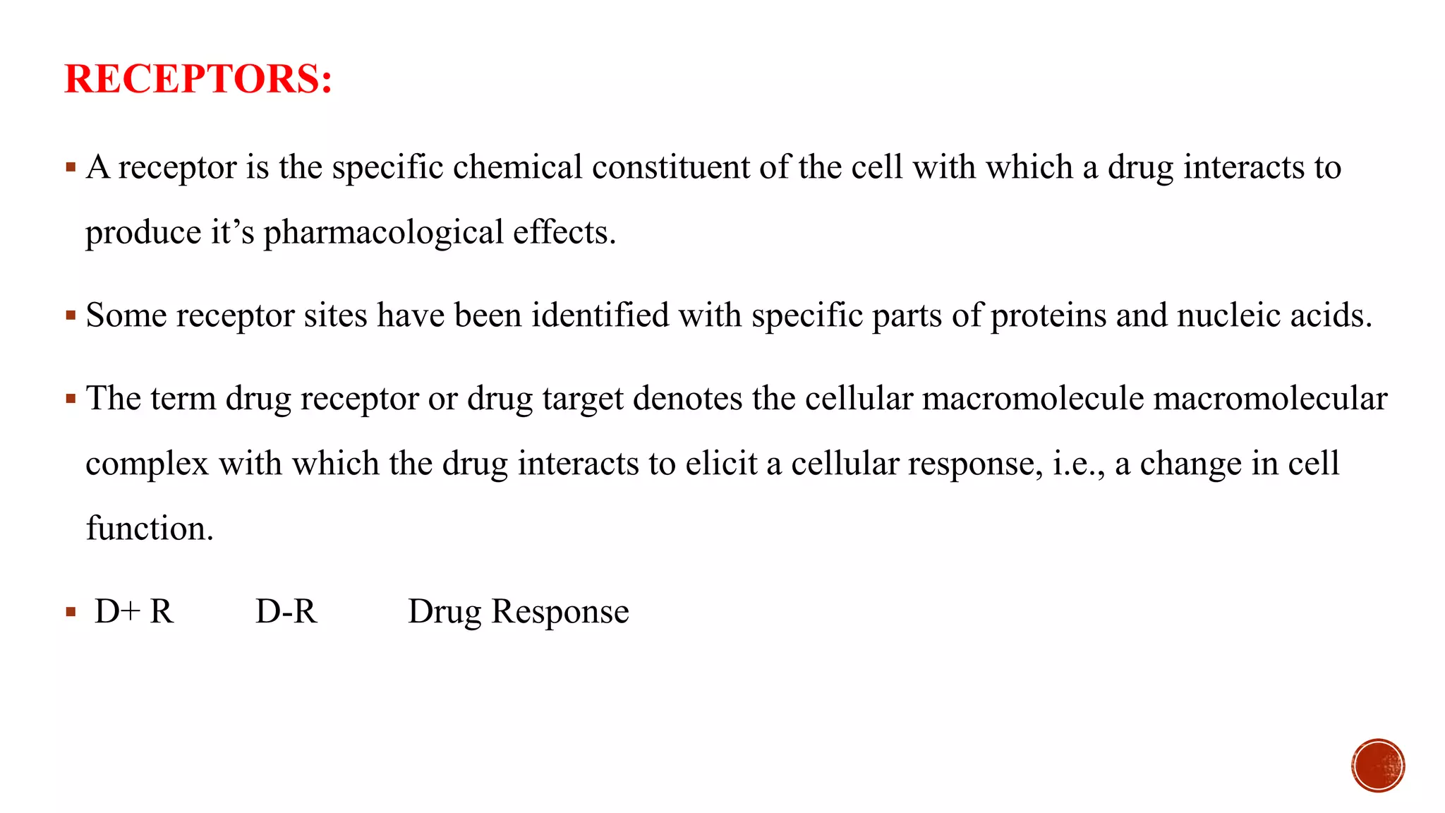Drug Receptor Binding Forces | PPTX