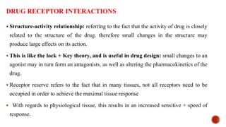 Drug Receptor Binding Forces | PPTX