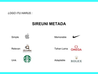 Ngedesain logo : Belajar Sketsa dan Konsep | PPTX