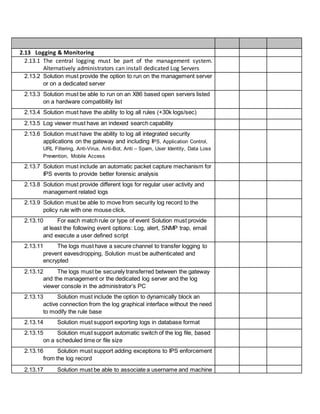 NGFW RFP TEMPLATE - TEST PLAN | DOCX