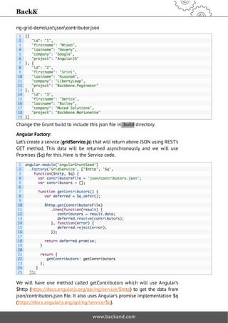 ng-grid and a Simple REST API | PDF