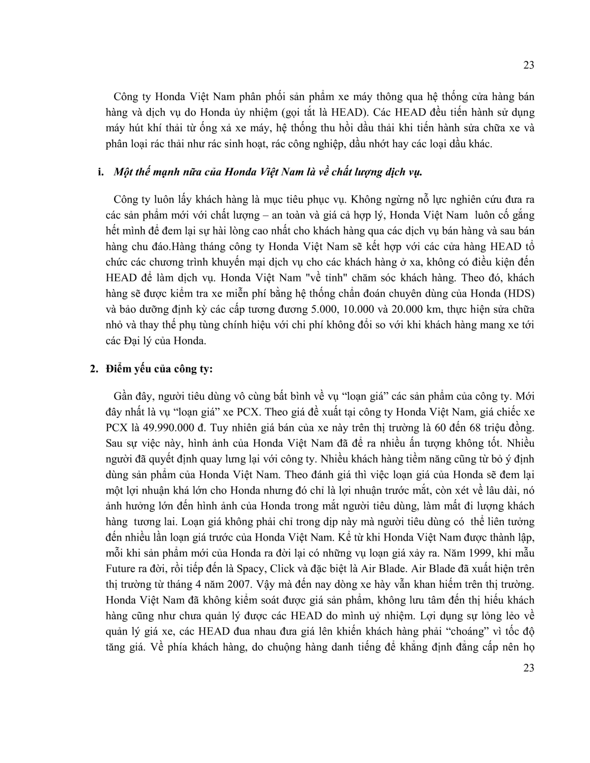 nghiên cứu chiến lược marketing mix honda việt nam | PDF