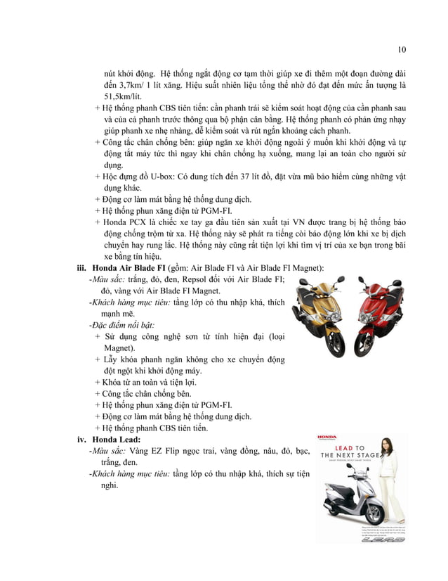 nghiên cứu chiến lược marketing mix honda việt nam | PDF