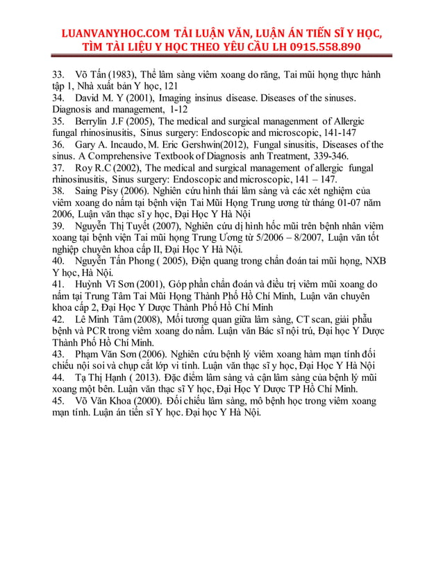 Nghien cuu dac diem lam sang, can lam sang cua viem xoang ham mot ben | PDF