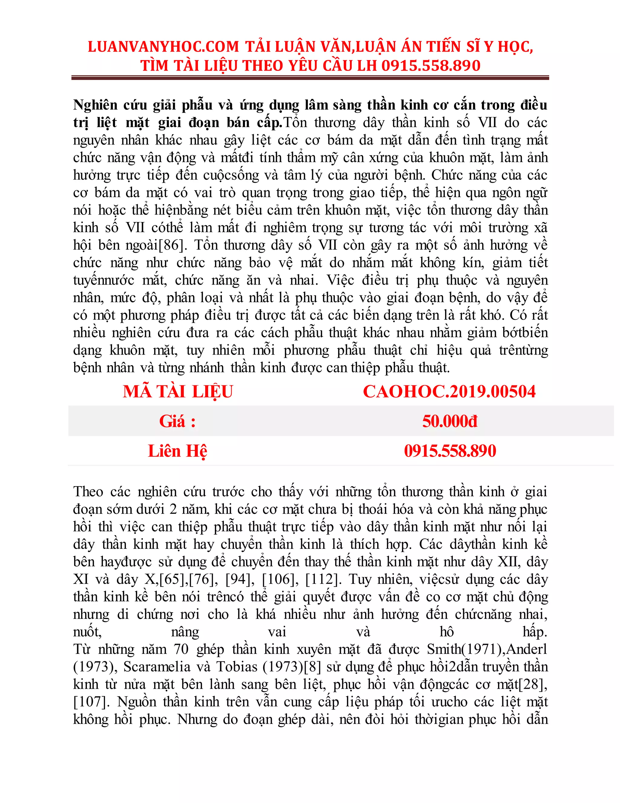 Nghien cuu giai phau va ung dung lam sang than kinh co can trong dieu ...