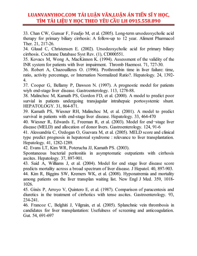 Nghien cuu gia tri cua chi so meldna trong tien luong benh nhan xo gan child pugh c | PDF