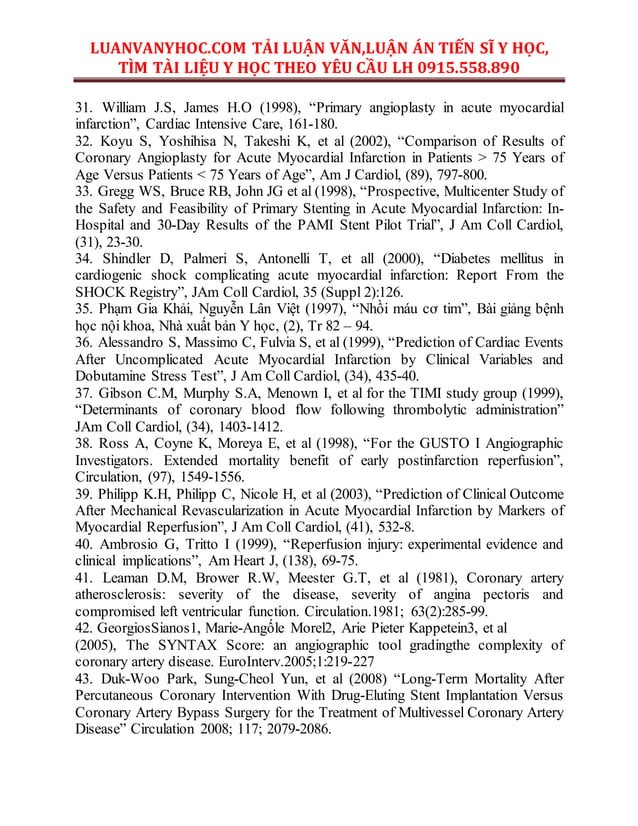 Nghien cuu gia tri thang diem syntax lam sang trong tien luong benh nhan hoi chung dong mach ...